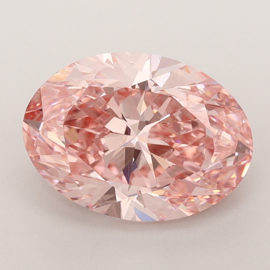 A4-179 Oval 3.17 Fancy Vivid Pink VS1 N/A
