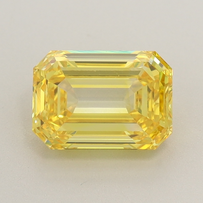 Y4-29 Emerald 1.22 Fancy Intense Yellow VVS2 N/A