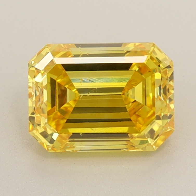 Y4-31 Emerald 1.51 Fancy Vivid Yellow SI1 N/A